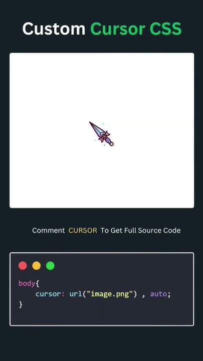 How To Add Custom Cursor Properties Using Css Css Cssanimation