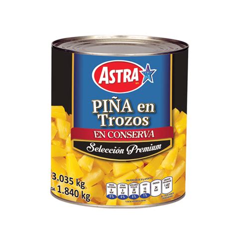 Piña En Trocitos Astra 3 Kg Lavalencianamx