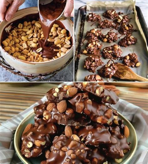 Chocolate Nut Clusters Recipe
