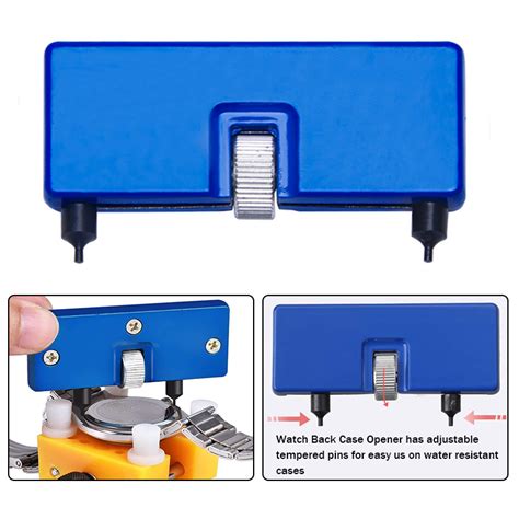 Watch Case Opener Portable Watch Back Case Opener Wristwatch Cover Remover Repairing Tool Screw