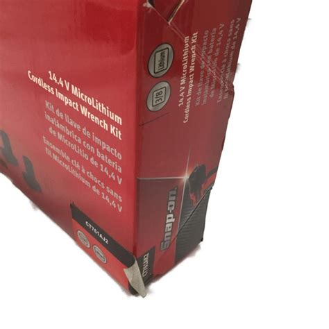 Snap On スナップオン インパクトレンチ 144v Ct761aj2 レッド やや傷や汚れあり 1019000926622