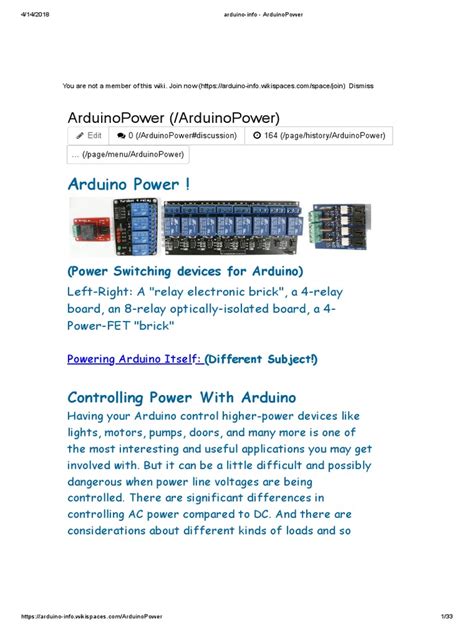 Arduino Info Arduinopower Pdf Pdf
