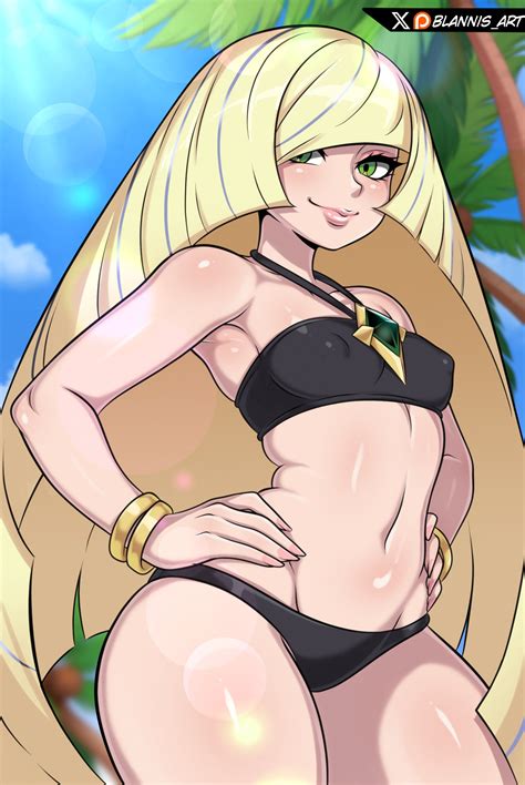 Rule 34 1girls Absurdres Arched Back Artist Name Bikini Black Bikini