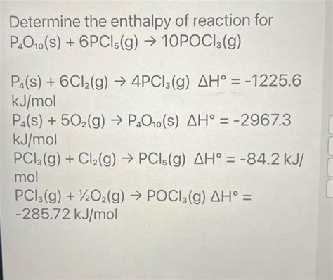 Solved Determine The Enthalpy Of Reaction For 2ch4 G→c2h4