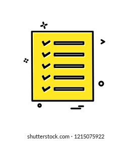 Stand Whiteboard Checklist Mark Checbox Mark Stock Vector Royalty Free