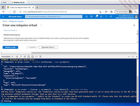 microsoft azure interfaces de usuario