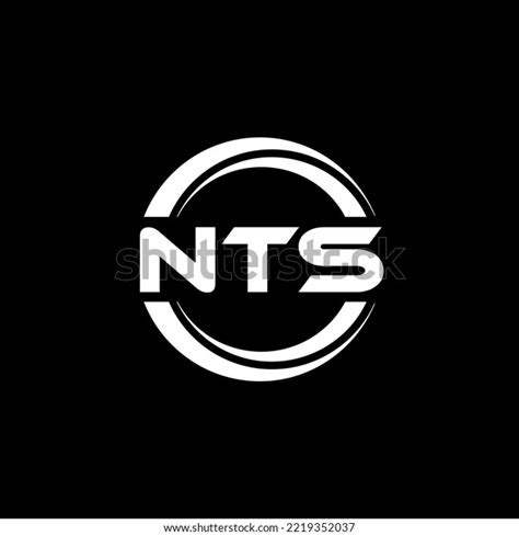 Nts Letter Logo Design Illustration Vector Stock Vector Royalty Free