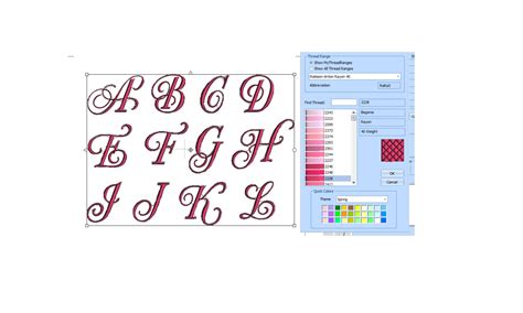 Fancy Curly Monogram Script Font 123 Inches Upper Case In Etsy