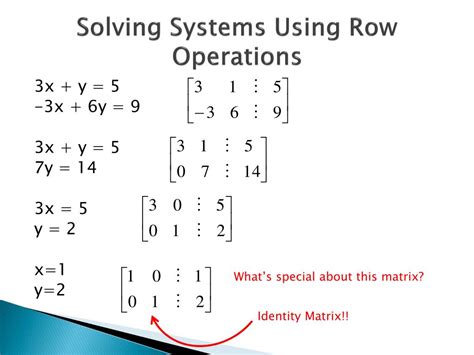 Ppt 44 45 Solving Systems Of Equations With Matrices Powerpoint Presentation Id2951902