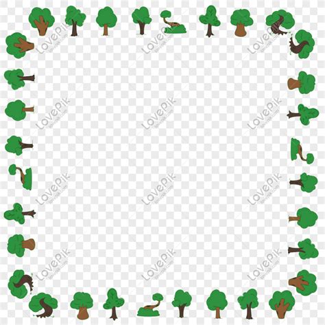 Small Tree Border Tree Green Tree Big Tree Png Image Image And
