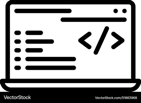 Coding Royalty Free Vector Image Vectorstock