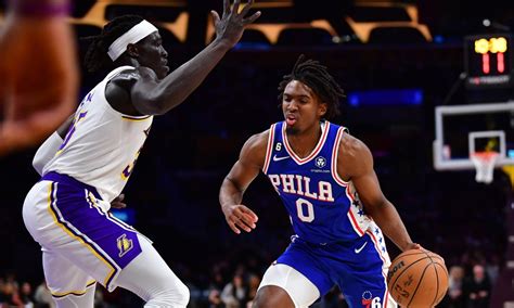 Tyrese Maxey Reacts To Coming Off The Bench After Sixers Beat Lakers