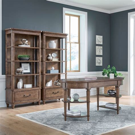Harrison Heights 3 Piece Desk Set Sienna In Texas — Affordable