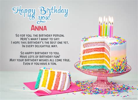 Wishes Anna For Happy Birthday