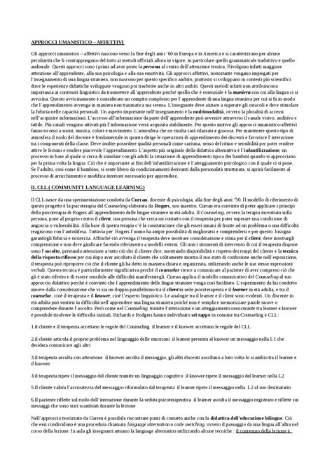 Riassunti Esame Didattica Sintesi Del Corso Di Didattica Generale E