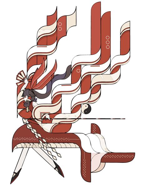 博麗霊夢 「楽園の素敵な。 博麗霊夢 Hakureireimu 」原野香久山harano Kaguyamaのイラスト