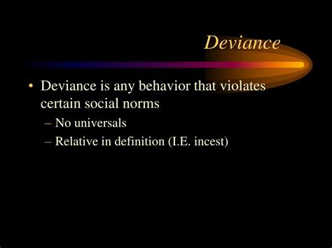 Ppt Deviance Powerpoint Presentation Free Download Id254207