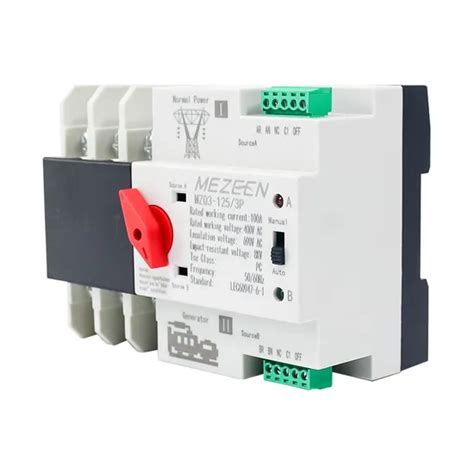 3p 125a Ats Controller Automatic Transfer Switch 220v 400a Auto