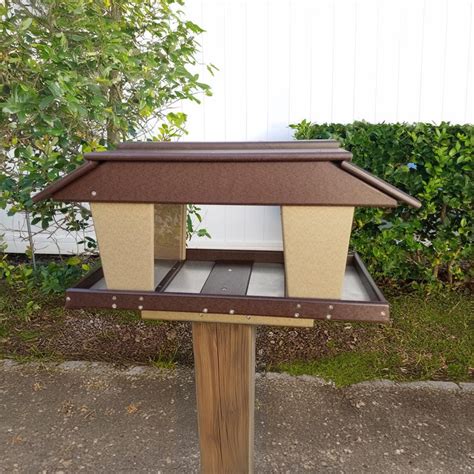 Large Pole Mounted Bird Feeders Etsy