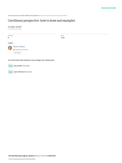 Curvilinear Perspective How To Draw And Examples April 2017 Pdf Perspective Graphical