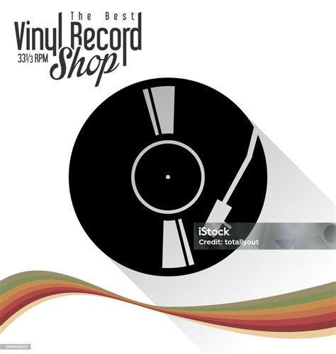 축음기 비닐 Lp 레코드 일러스트 배경 Dj에 대한 스톡 벡터 아트 및 기타 이미지 Dj 검은색 과거 Istock