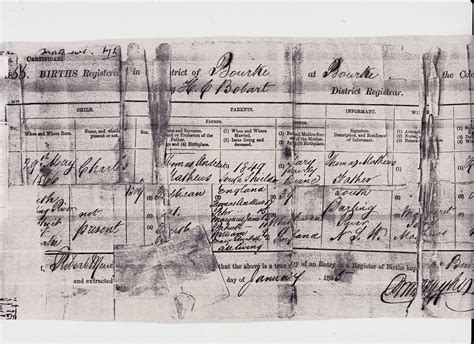 Copy Of Charles Mathews Original Birth Certificate 9 May 1866 Louth