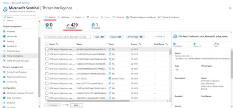 Microsoft Sentinel Integrating Alienvault Otx Via Data Connector