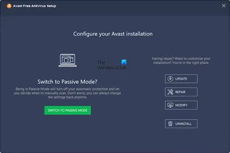 Fix Avast Antivirus Black Or White Screen Issues On Windows 11 10