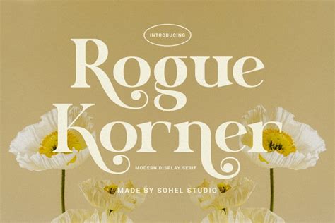 Rogue Korner Strong Headline Font
