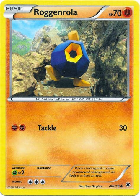 Roggenrola Phantom Forces Pokemon Card Review Primetimepokemons Blog