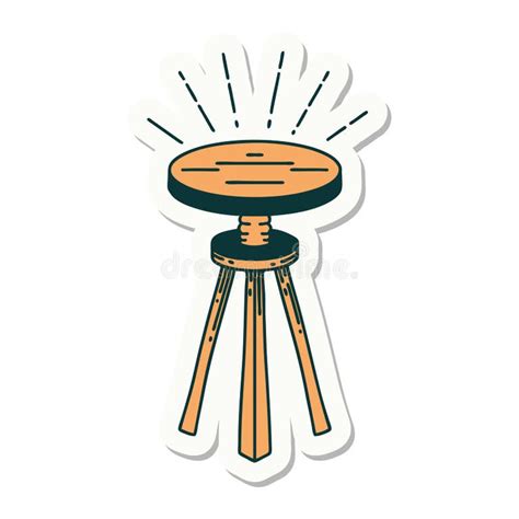 Stool Sticker Stock Illustrations 395 Stool Sticker Stock