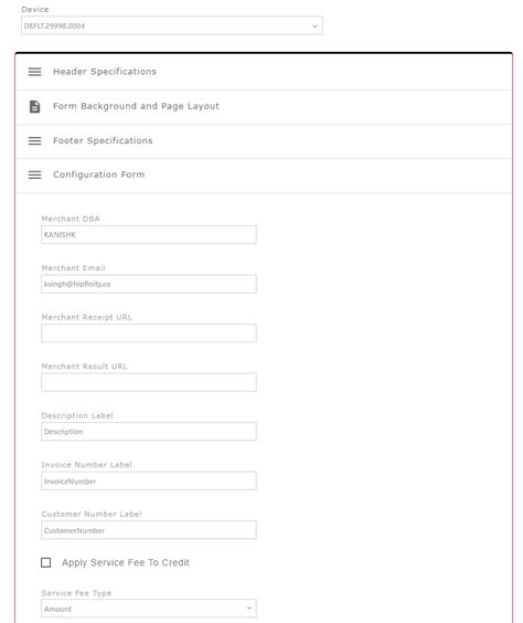 Payment Form Quick Start Guide Hipfinity Documentation