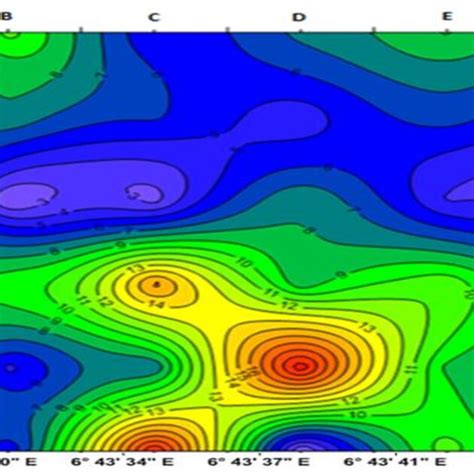 Aquifer Depth Iso Map 45 Iso Resistivity Contour Maps 451