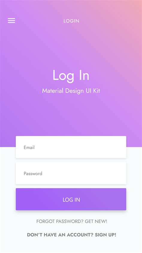 Adobe Xd App Ui Ux Design Walkthrough Sign Up Log In Forgot Password Page