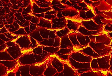 Download View Of An Intense Flow Of Flowing Hot Lava