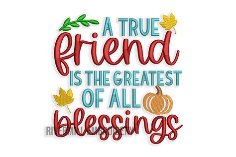 True Friend Greatest Of All Blessings · Creative Fabrica