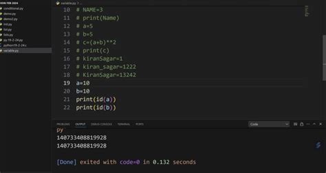 K Sai Shravan Kumar On Linkedin Task 4 Practice Comments Variables