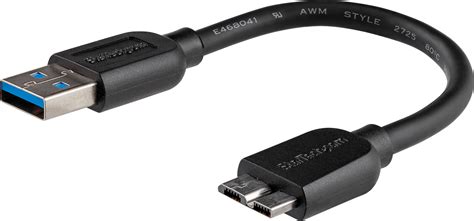 ST USB3AUB15CMS: USB 3.0 Kabel, A Stecker auf Micro B Stecker, 0,15 m ...