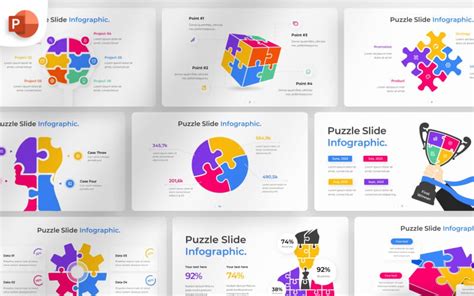 Puzzle Powerpoint Infographic Template Templatemonster