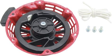 Red Gx160 Pull Start Assembly With Recoil Starter Rope
