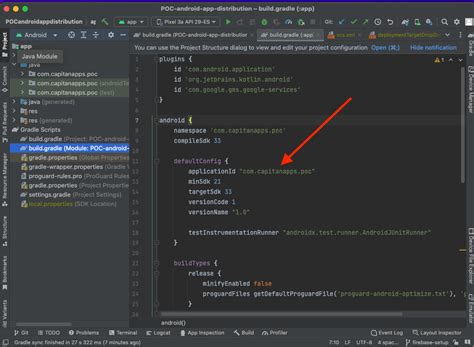 configuración basica de firebase en mi proyecto capitan apps