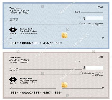Blank Check Templates For Microsoft Word Creative Design Templates