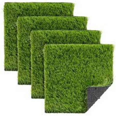Green And Oriented Shades Artificial Plastic Grass Doormat Mat Size 6