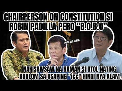 ROBIN PADILLA PINAHIYA NAG PAKA BØB0 NA NAMAN YouTube