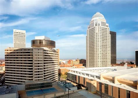 Louisville Marriott Downtown Hotel A Yoga Area And A Spa Salon