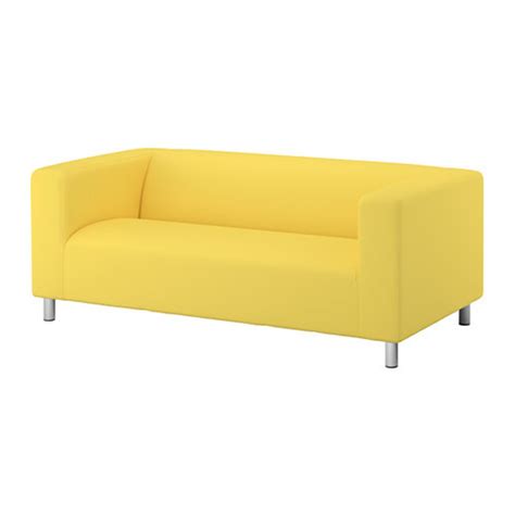 Ikea Klippan Loveseat Sofa Slipcover Cover Vissle Yellow