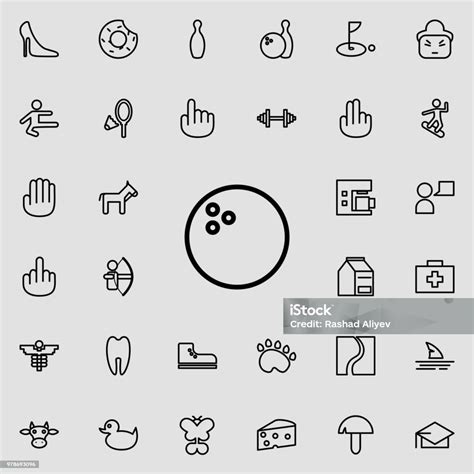 볼링 공 아이콘입니다 최소한의 라인 아이콘의 자세한 설정 합니다 프리미엄 그래픽 디자인입니다 웹사이트 웹 디자인 모바일 응용