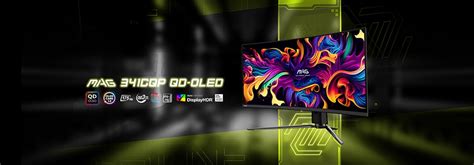 Colores Más Vibrantes Niveles De Negro Sublimes Mag 341 Cqp Qd Oled