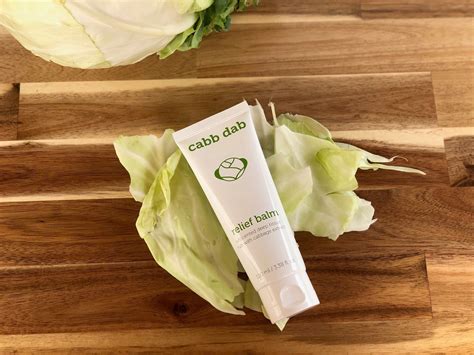 Cabb Dab Relief Balm With Cabbage Leaf Extract Cabbage Labs