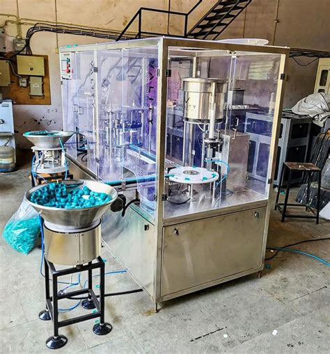Cap Ring Fitting Machine At ₹ 800000 Unit Wadding Machine In